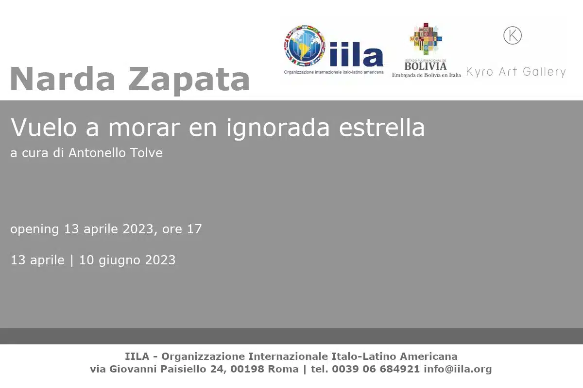 Narda Zapata - Vuelo a morar en ignorada estrella - Kyro Art Gallery